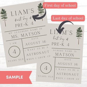 DIY Back to School and Last Day of School Photo Props | Greenery School ...