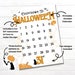 Halloween Countdown Calendar Printable | Countdown to Halloween | Days ...