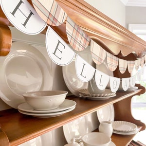 Cute Printable Banner | Alphabet Letter Banner With Numbers | Scallop ...