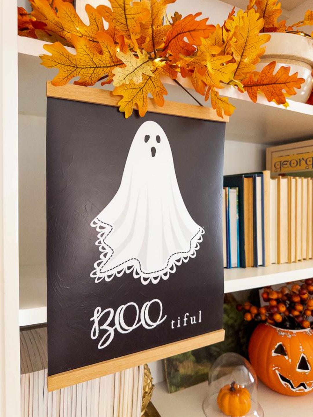Bootiful Cute Halloween Ghost Printable Decor Instant Digital Download ...