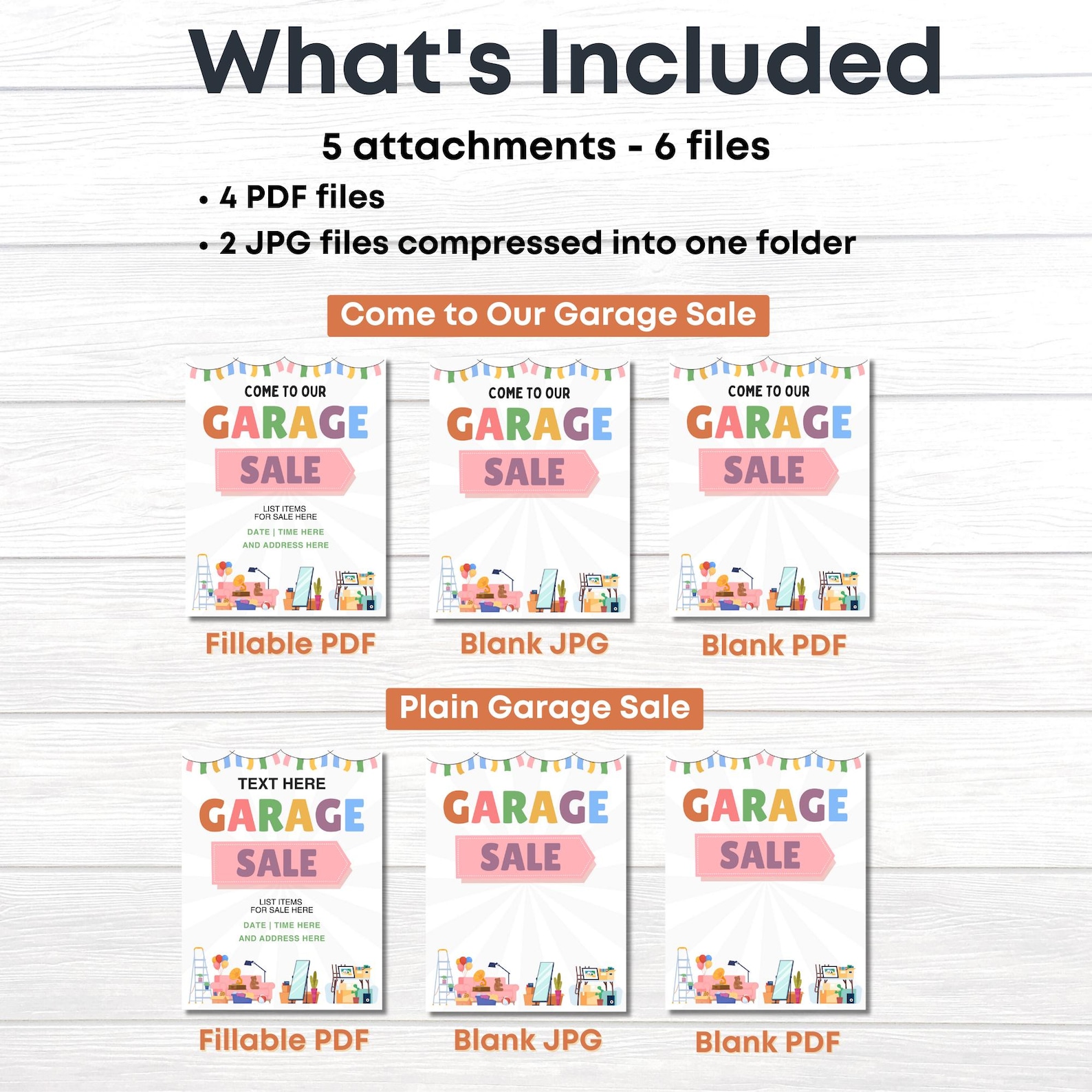 Editable Garage Sale Flyer Template | Neighborhood Yard Sale Sign ...
