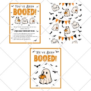 You've Been Booed Printable Halloween Printable Halloween Trick or ...