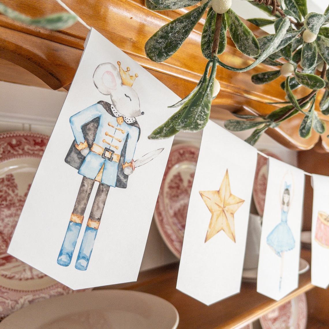 Christmas Nutcracker Banner Printable Nutcracker Christmas - Etsy