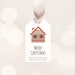 Gingerbread House Christmas Gift Tags, Editable Cute Ginger Bread Xmas ...