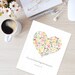 Floral Heart Watercolor Print Spiritual Bible Verse Scripture Quote ...