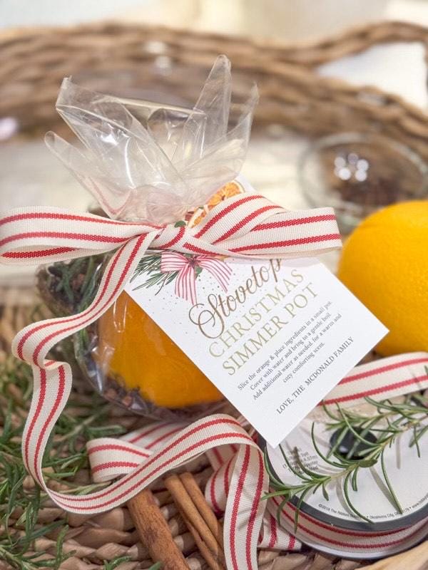 Editable PDF Christmas Simmer Pot Gift Tags, Simmering Pot Gift Tags ...