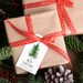 Personalized Pine Tree Christmas Gift Tags, Editable PDF, Watercolor ...