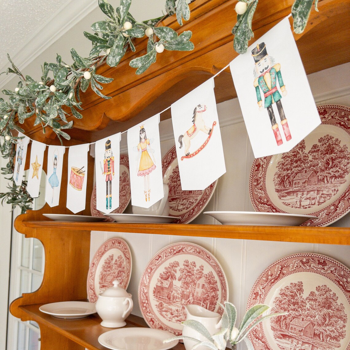 Christmas Nutcracker Banner Printable Nutcracker Christmas - Etsy