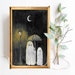 Hand Painted Halloween Ghost Art Digitalize Design | Halloween Rainy ...