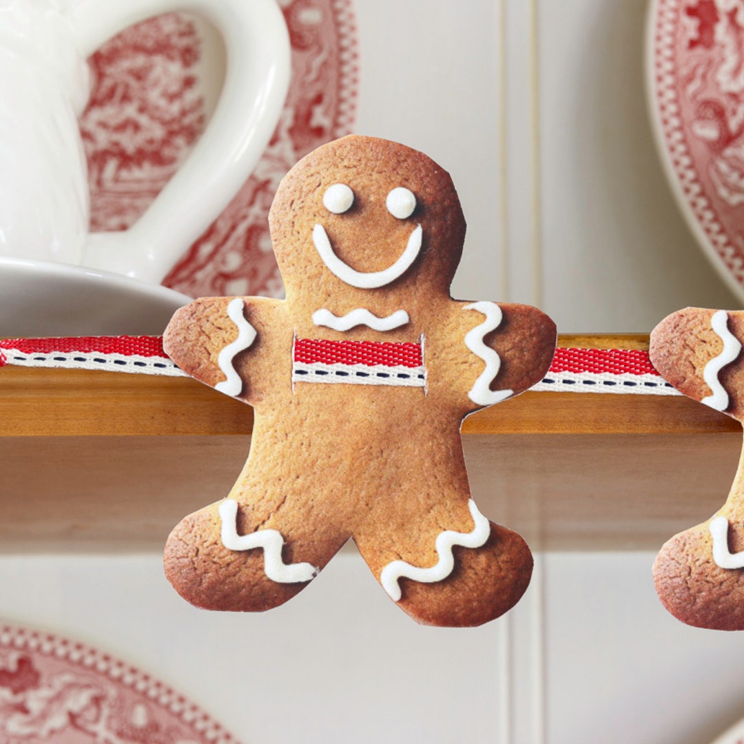 Printable Gingerbread Man Garland Craft | Ginger Bread Man Cookies ...