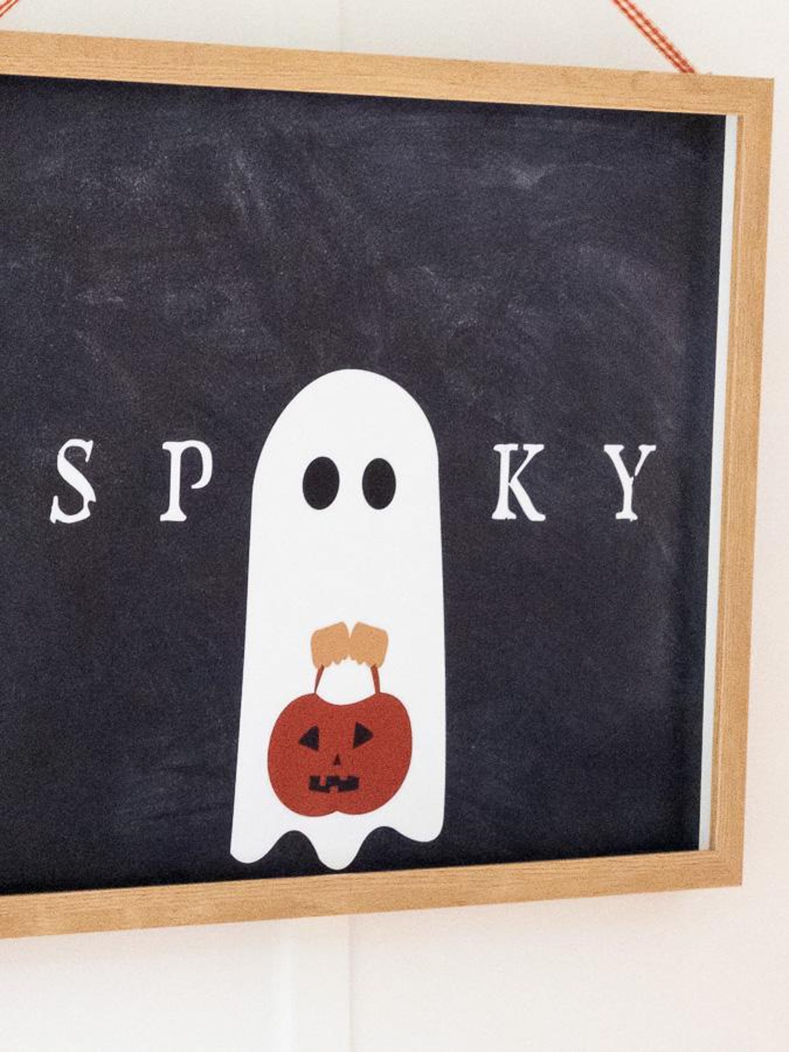 Halloween Artwork Spooky Cute Ghost Trick or Treat Art Print Landscape ...