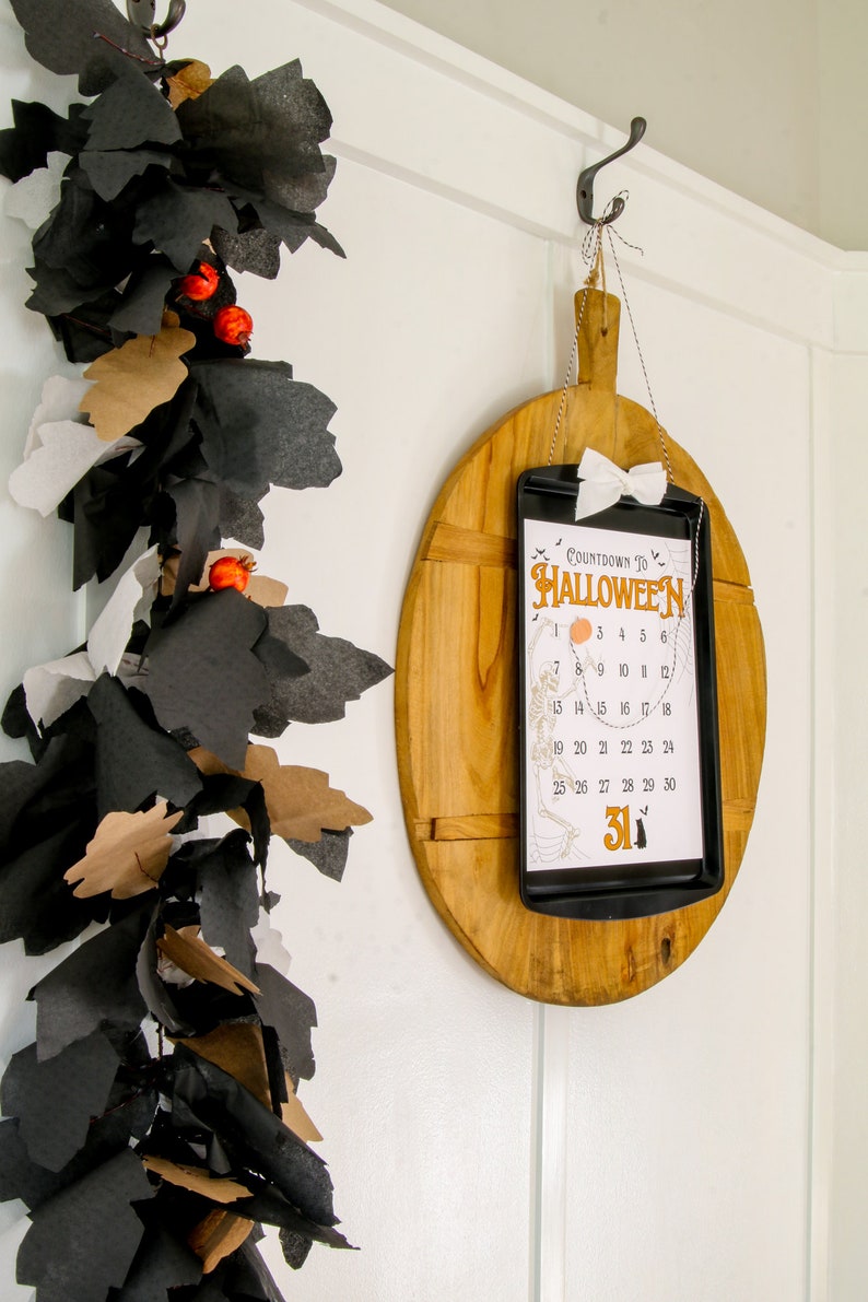Halloween Countdown Calendar Printable Countdown to Halloween Days ...