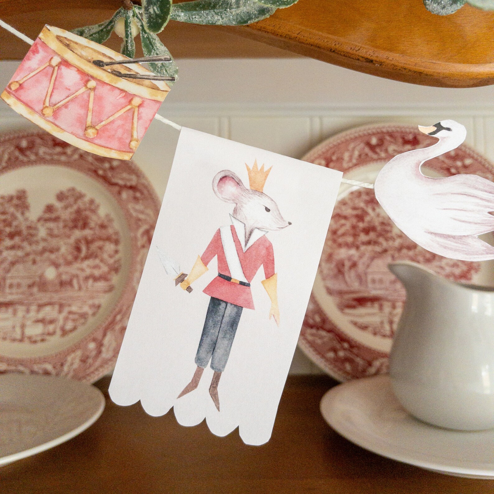 Nutcracker Party Banner Printable | DIY Nutcracker Ornament | Christmas ...