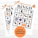 Halloween Bingo Printable | Halloween Bingo Cards Game | All Saints ...