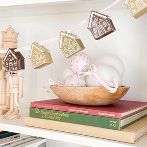 Gingerbread House Garland Printable, Christmas Gingerbread Banner, DIY ...