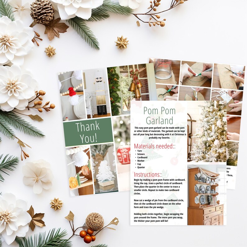 12 Christmas DIY Home Decor Ebook, Christmas Ornaments Craft Guide ...
