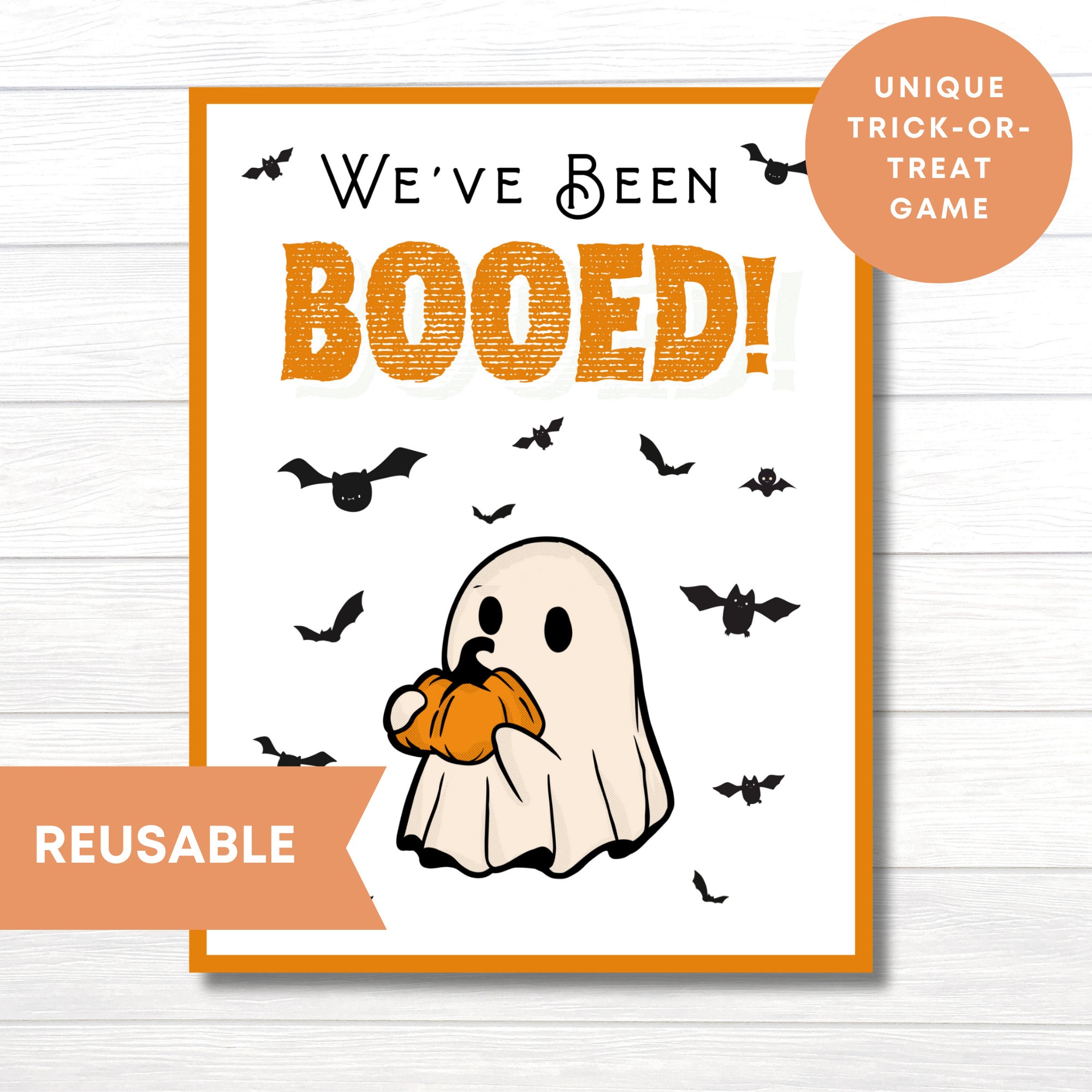 You've Been Booed Printable Halloween Printable Halloween Trick or ...