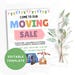 Editable Estate Sale Flyer Template Moving Out Sale Sign Customizable ...