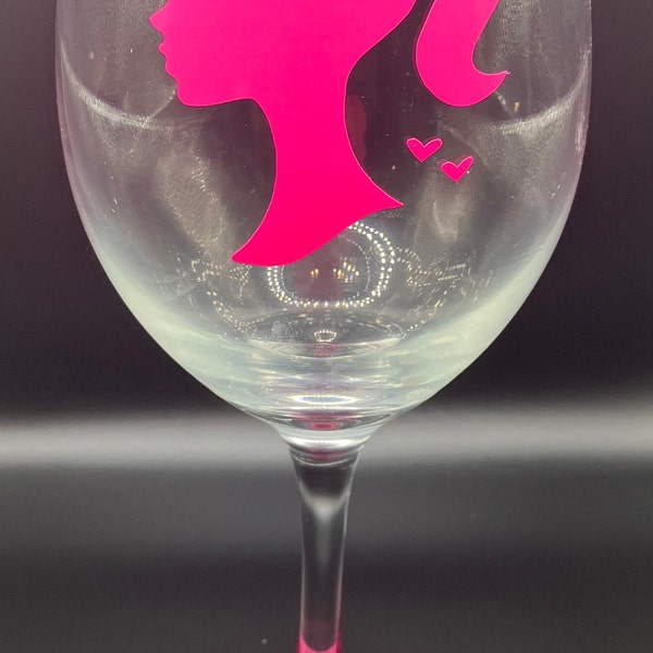 Barbie Mom Wine Glass Svg - Etsy