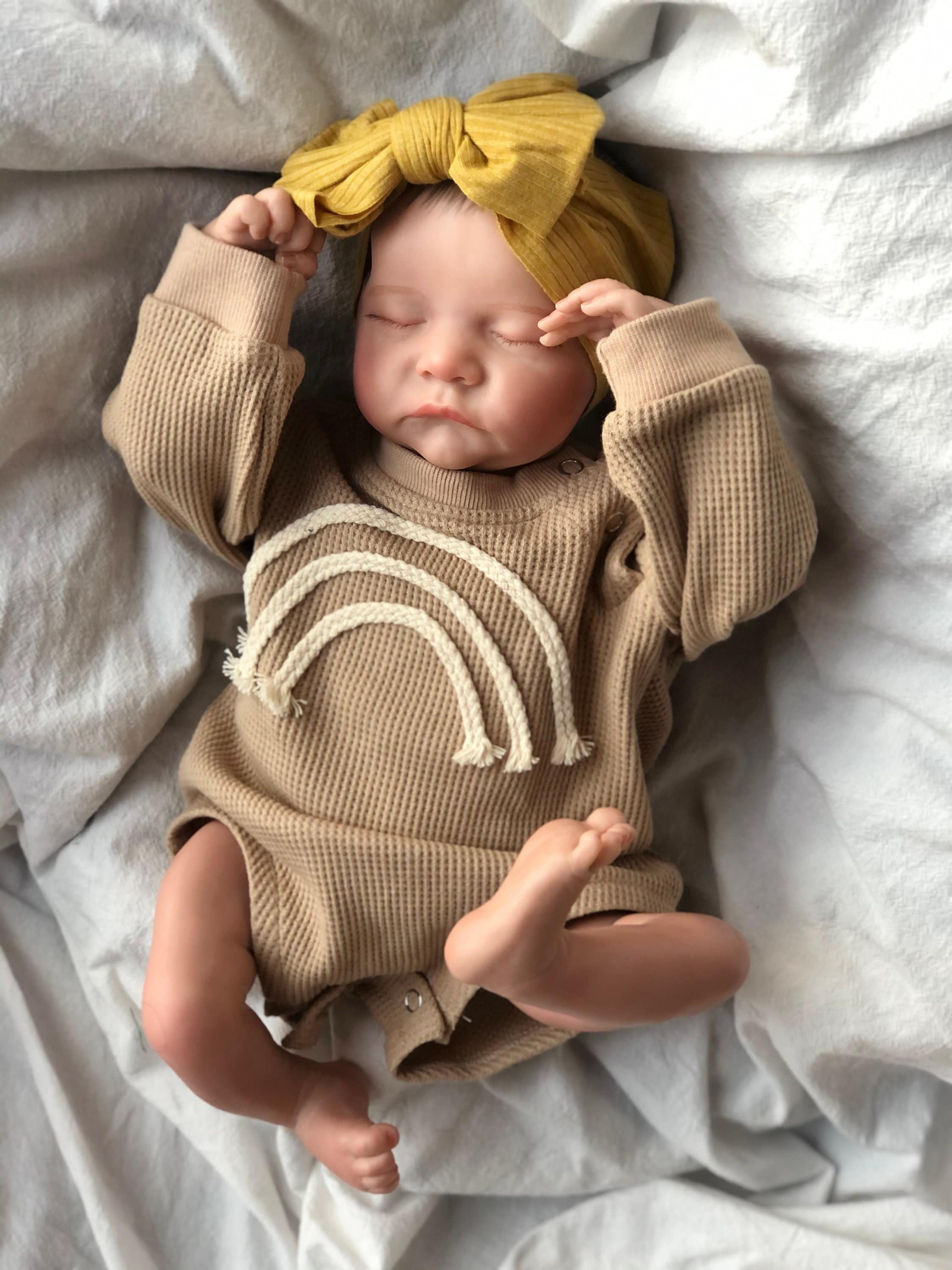 19inch Reborn Babies Dolls Lifelike Reborn Preemie Dolls without Hair ...