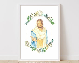 Faceless Christ Art | Etsy