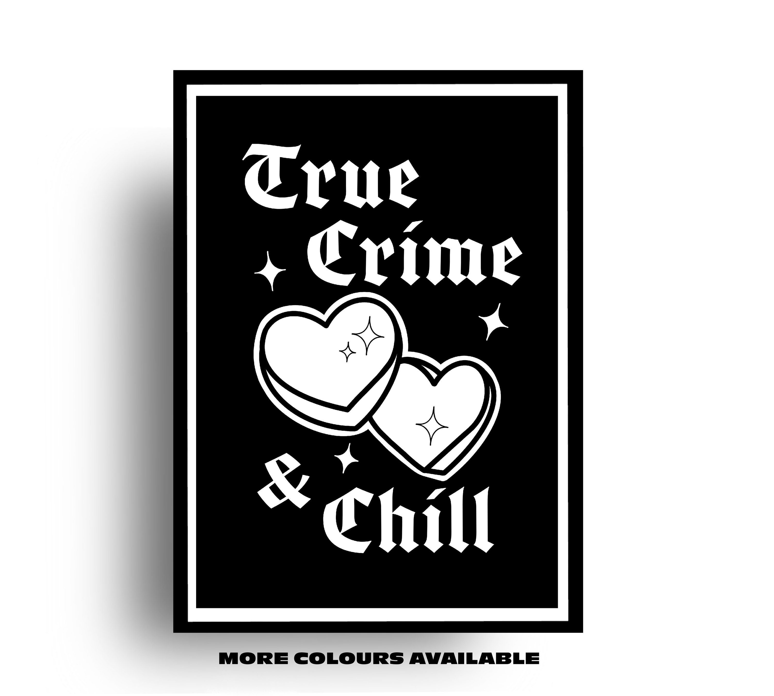 True Crime Print Wall Art Prints Poster Illustrations - Etsy