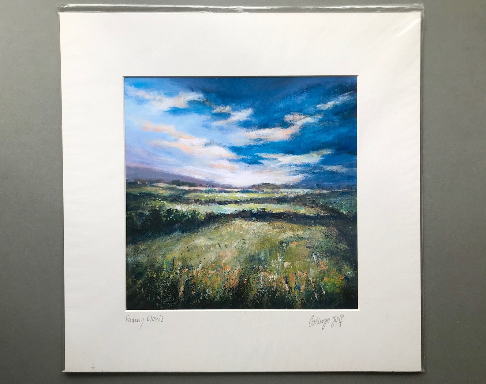 Fading Clouds Art Print - Etsy