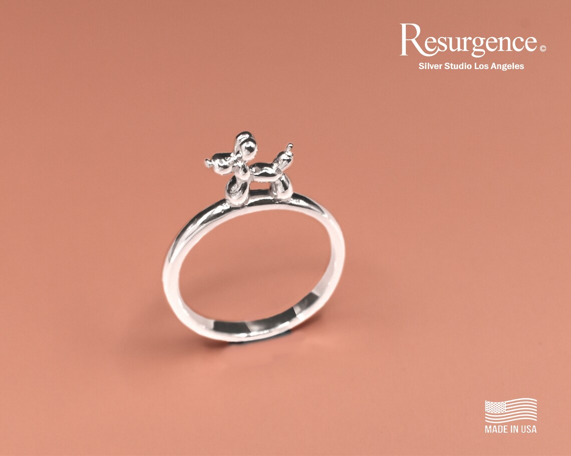 Balloon Dog Women's Ring | Etsy
