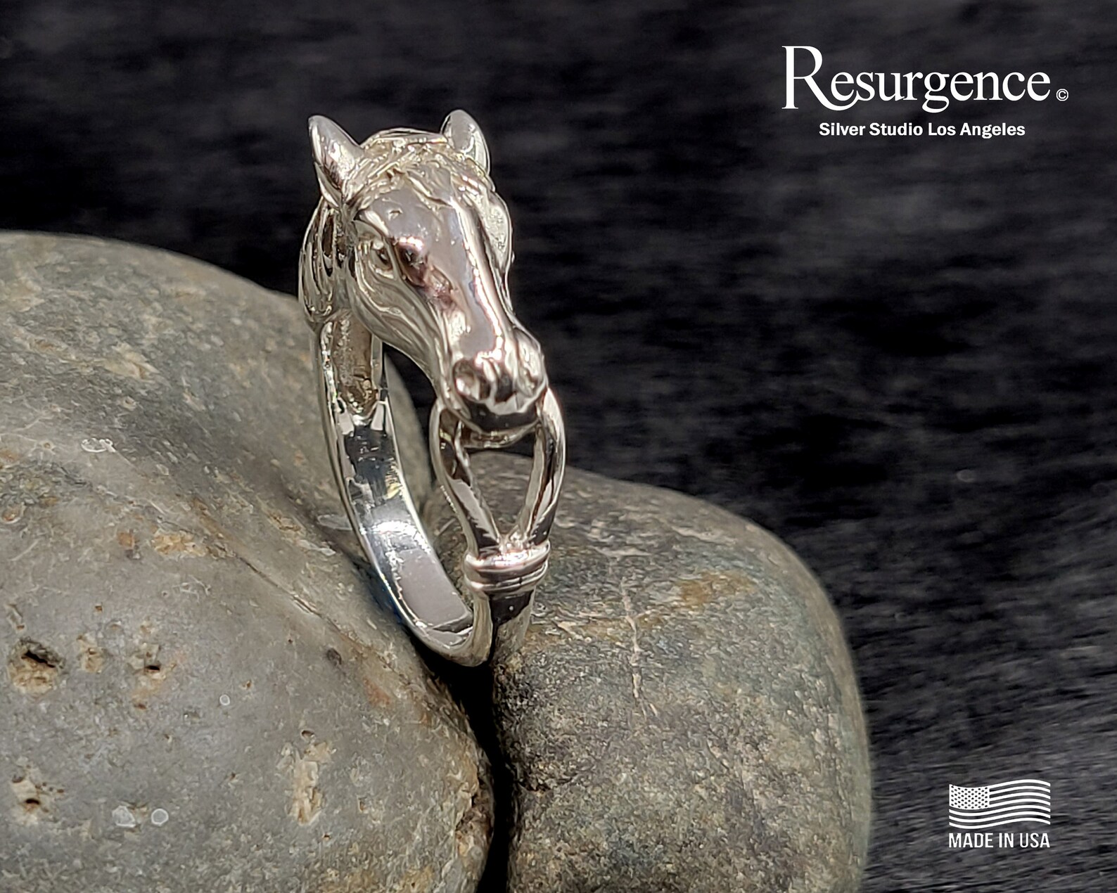 Horse Head Unisex Ring - Etsy