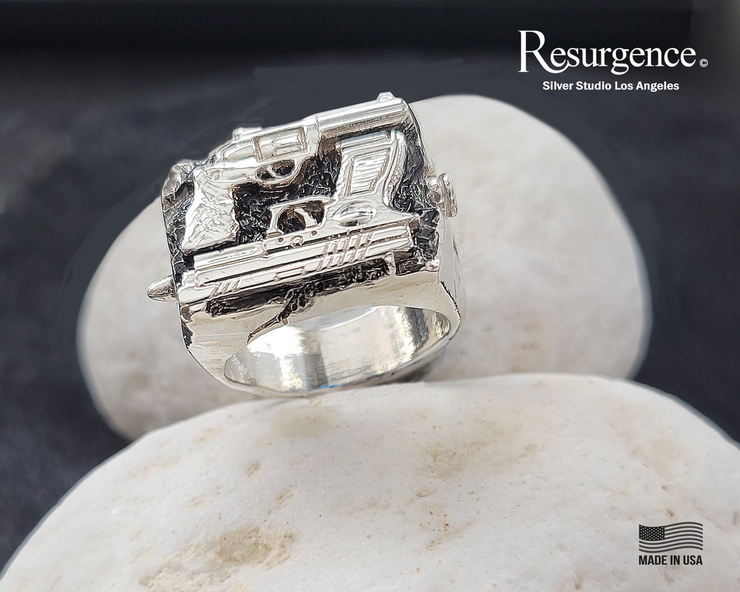 Men's Guns Ring - Etsy