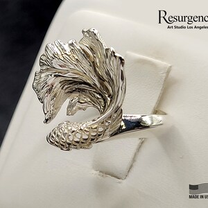 Betta Fish Women's Silver Ring - Etsy