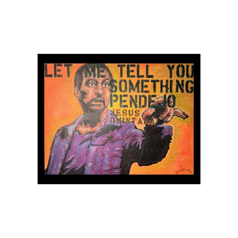 The Jesus the Big Lebowski Poster (original JEM Painting Print) - Etsy