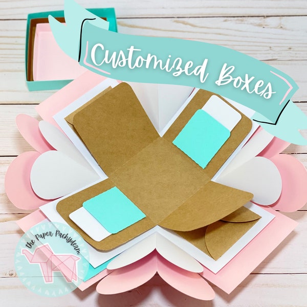 Exploding Box Template - Etsy