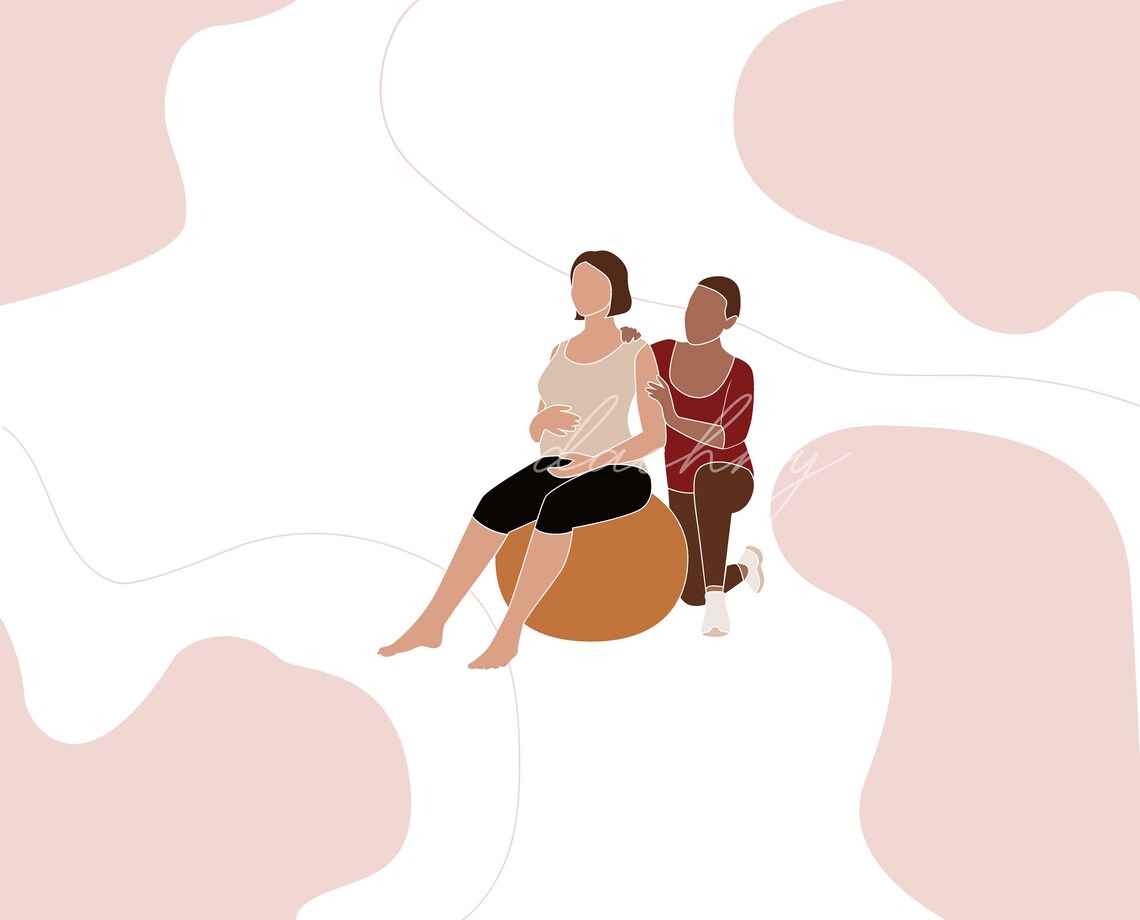 Doula - Abstract Woman Clipart SVG PNG Ai EPS - Etsy