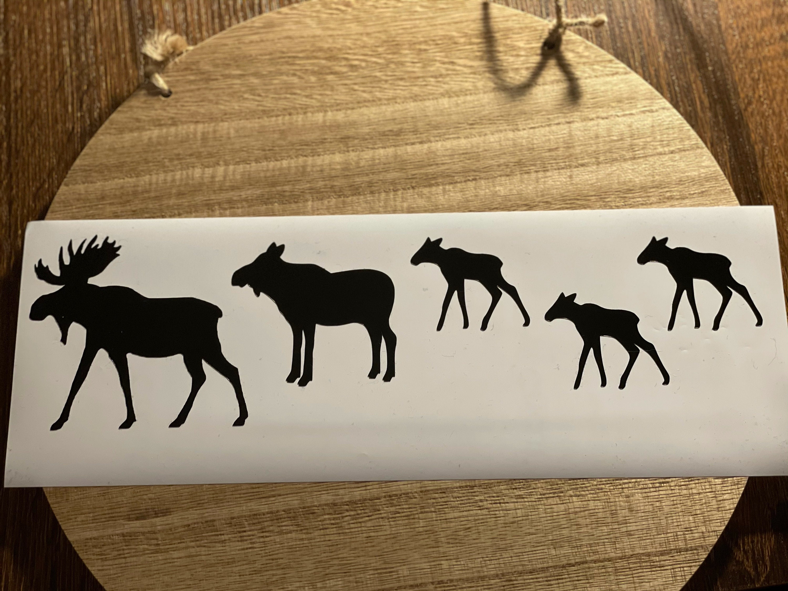 Moose Family Decal - Etsy