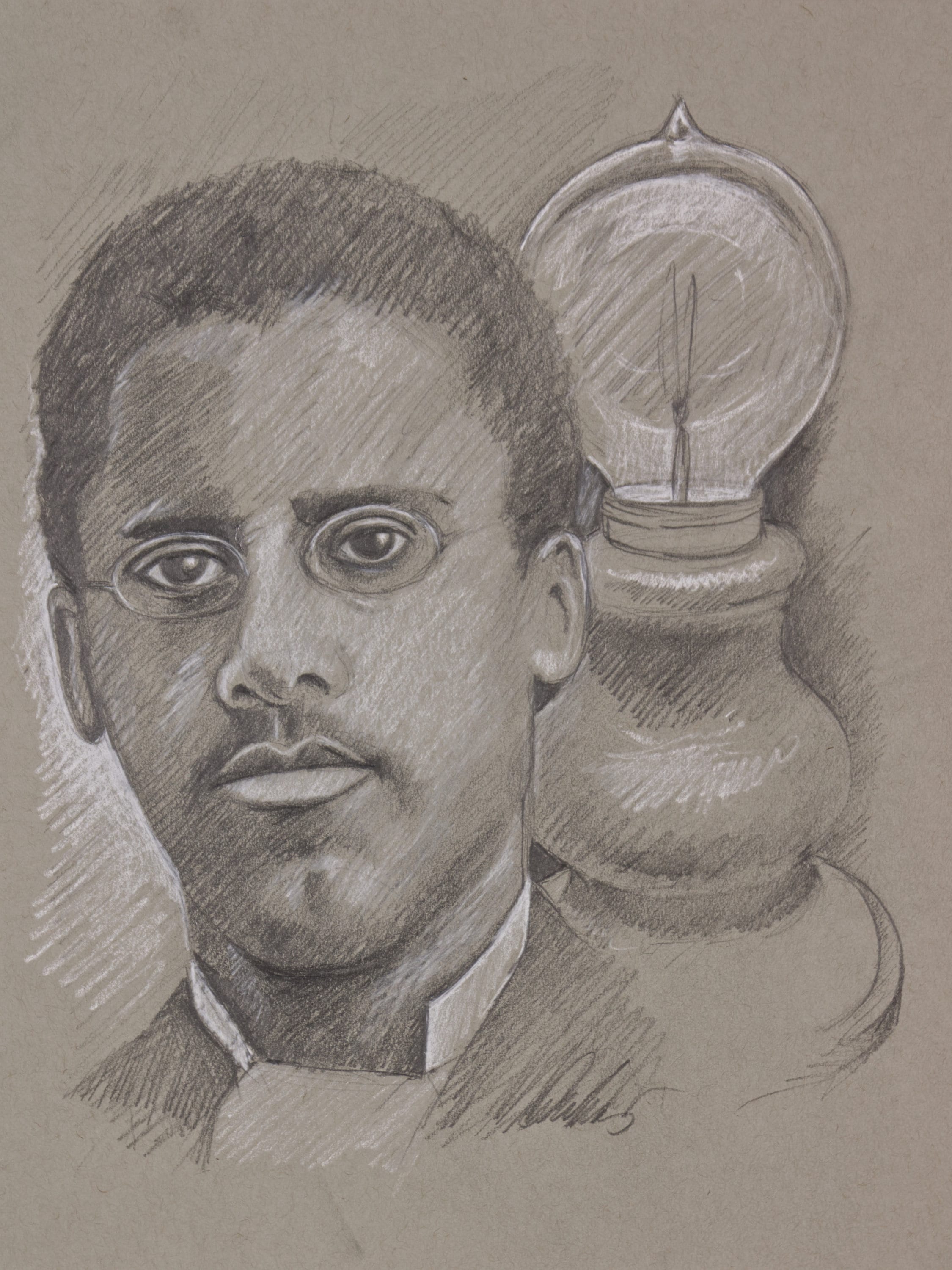 Black History Sketch. African-american Inspired Art. Historical Figure ...