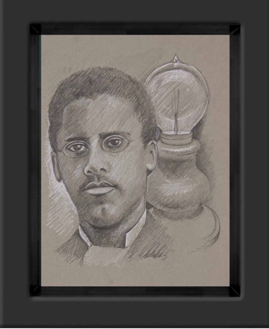 Black History Sketch. African-american Inspired Art. Historical Figure ...