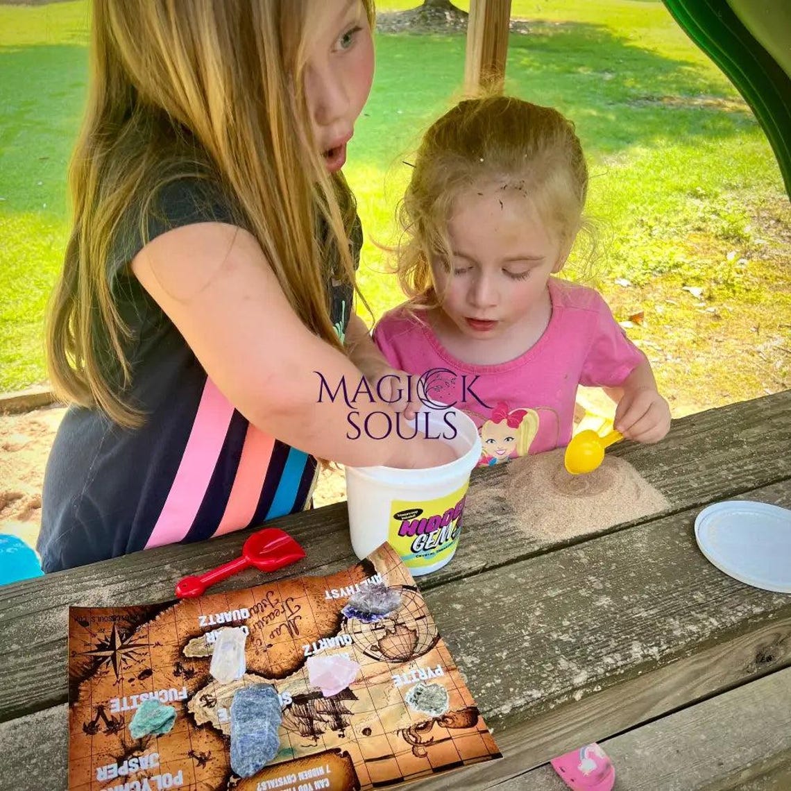 Hidden Gem Crystal Dig Treasure Hunt Rock Mining Buckets - Etsy
