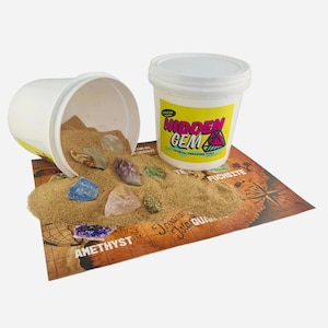 Hidden Gem Crystal Dig Treasure Hunt Rock Mining Buckets - Etsy