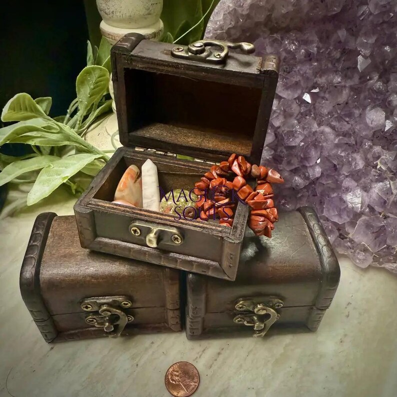 Mystery Crystal Treasure Chest - Etsy
