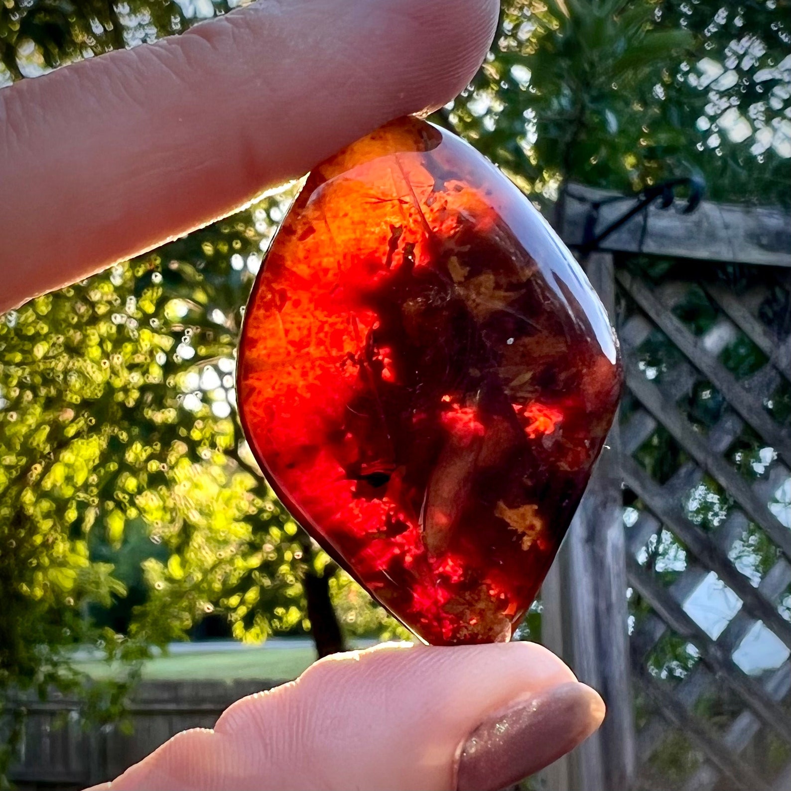 RARE Blue Sumatran Tumbled Amber UV Reactive - Etsy