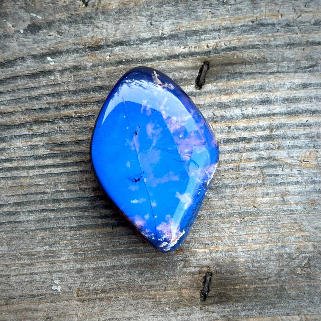 RARE Blue Sumatran Tumbled Amber UV Reactive - Etsy