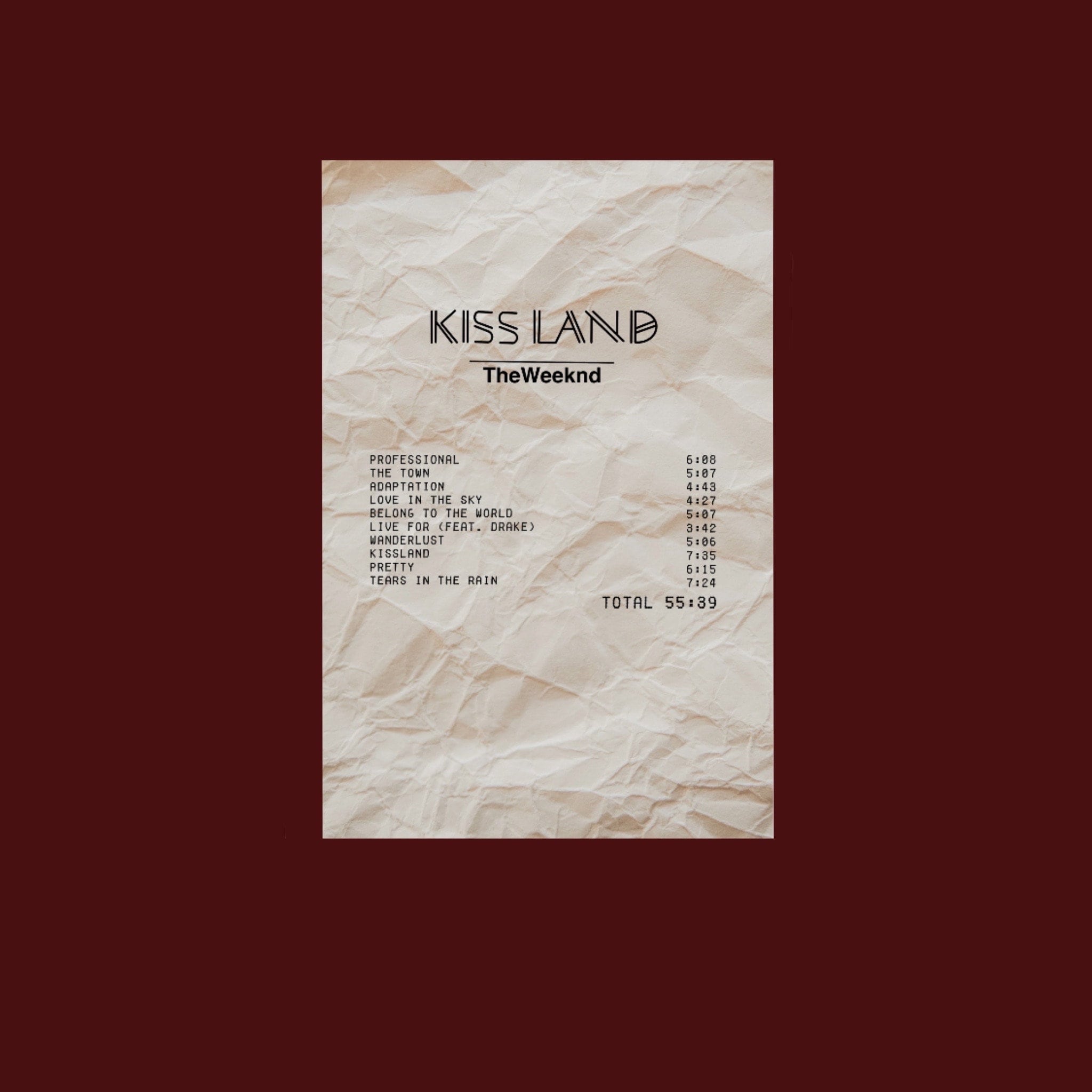 The Weeknd Album Sticker Pack - Etsy UK