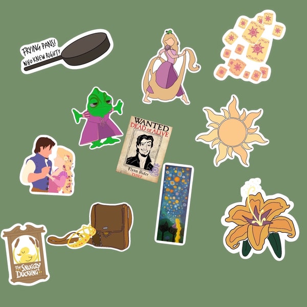 Tangled Sun Sticker - Etsy