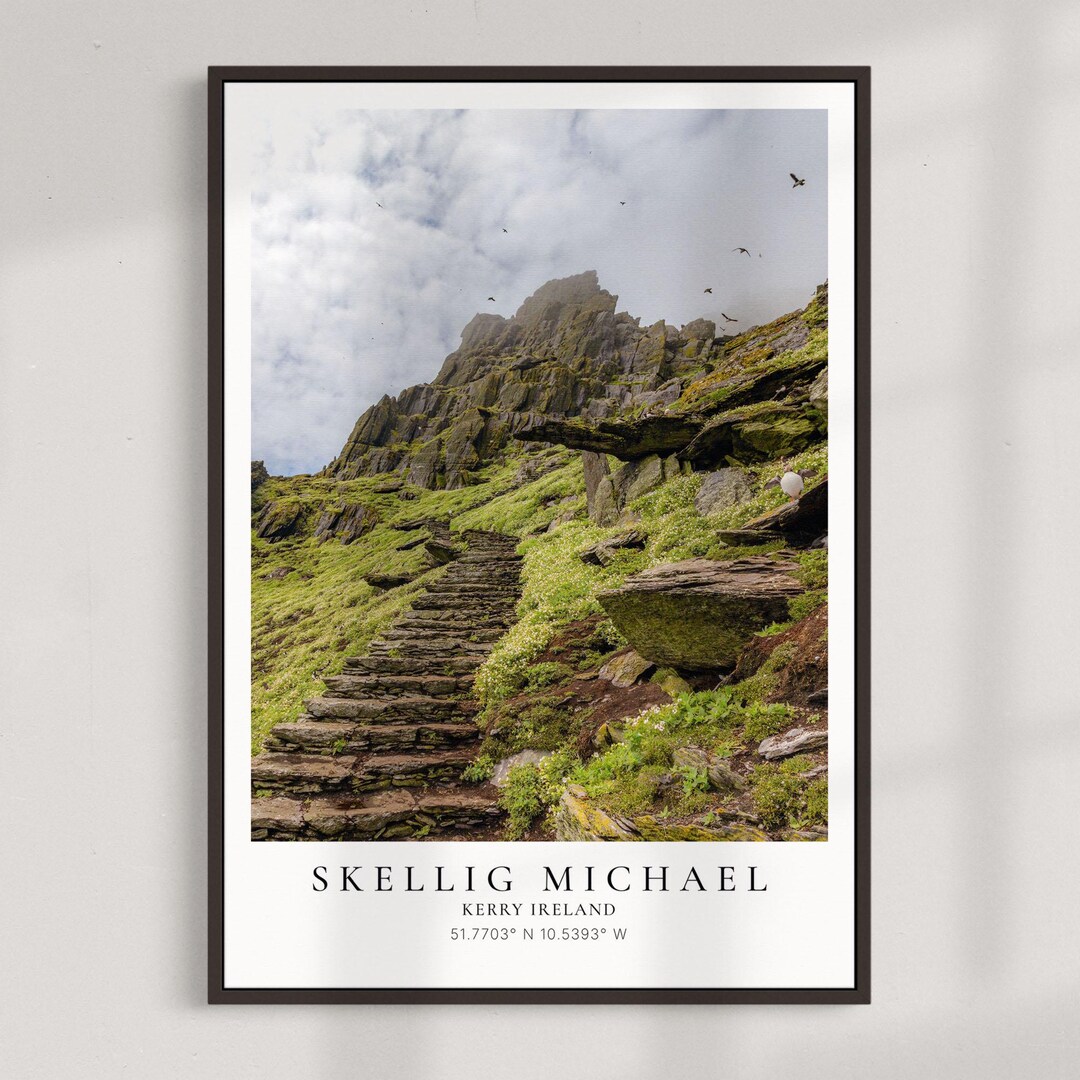 Skellig Michael Irish Landscape Photography Print | Ireland Wall Art ...