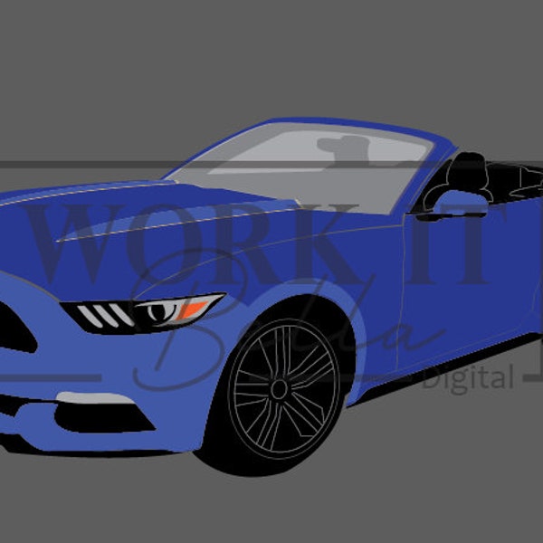 Ford Mustang Laser Cut Files - Etsy