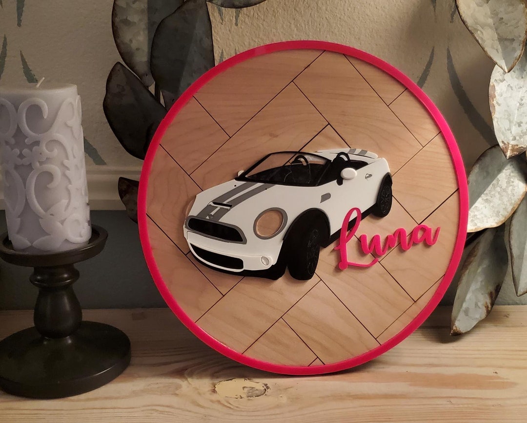 Mini Cooper Convertible Laser Cut File - Etsy