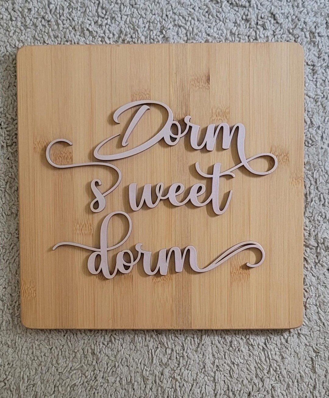 Dorm Sign Dorm Sweet Dorm Door Sign - Etsy