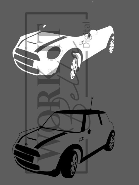 Mini Cooper Laser Cut File - Etsy