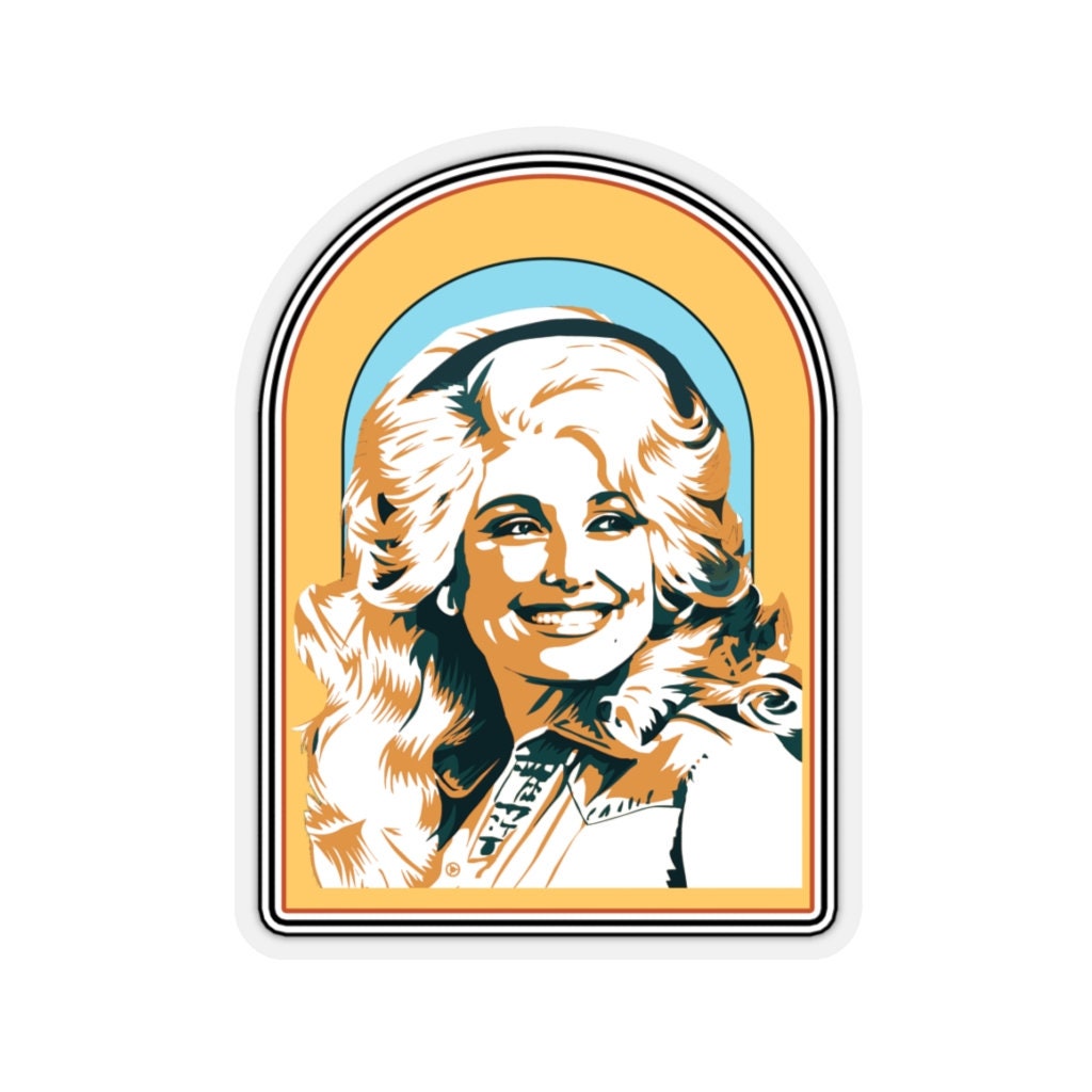 Parton Sticker Dolly parton fan art dolly parton water | Etsy